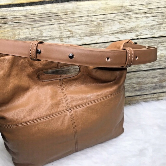 Barr + Barr New York | Bags | Barr Barr New York Tan Leather Shoulder ...